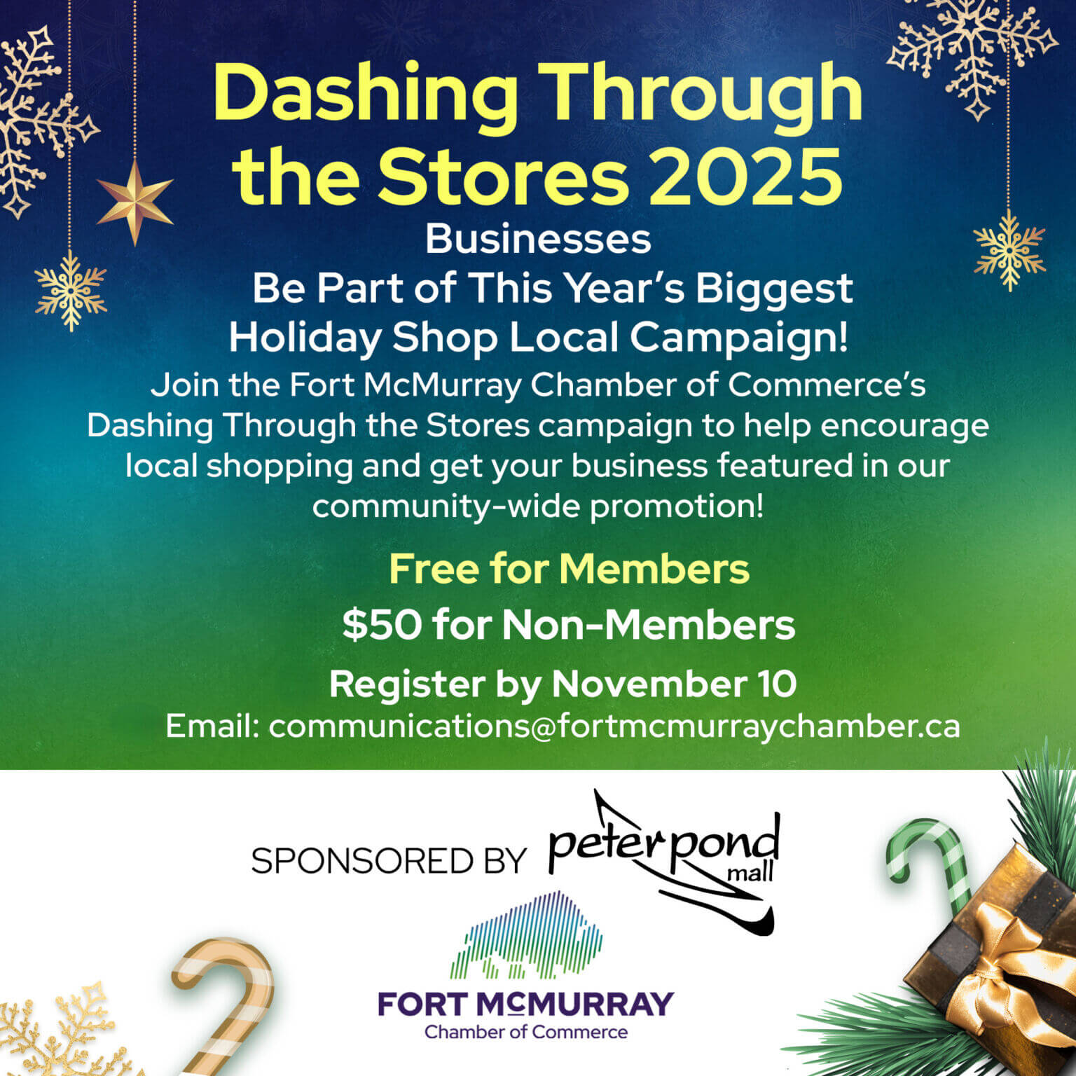 2025 Dashing Through the Stores: Shop Local & Enter to Win! - Fort ...